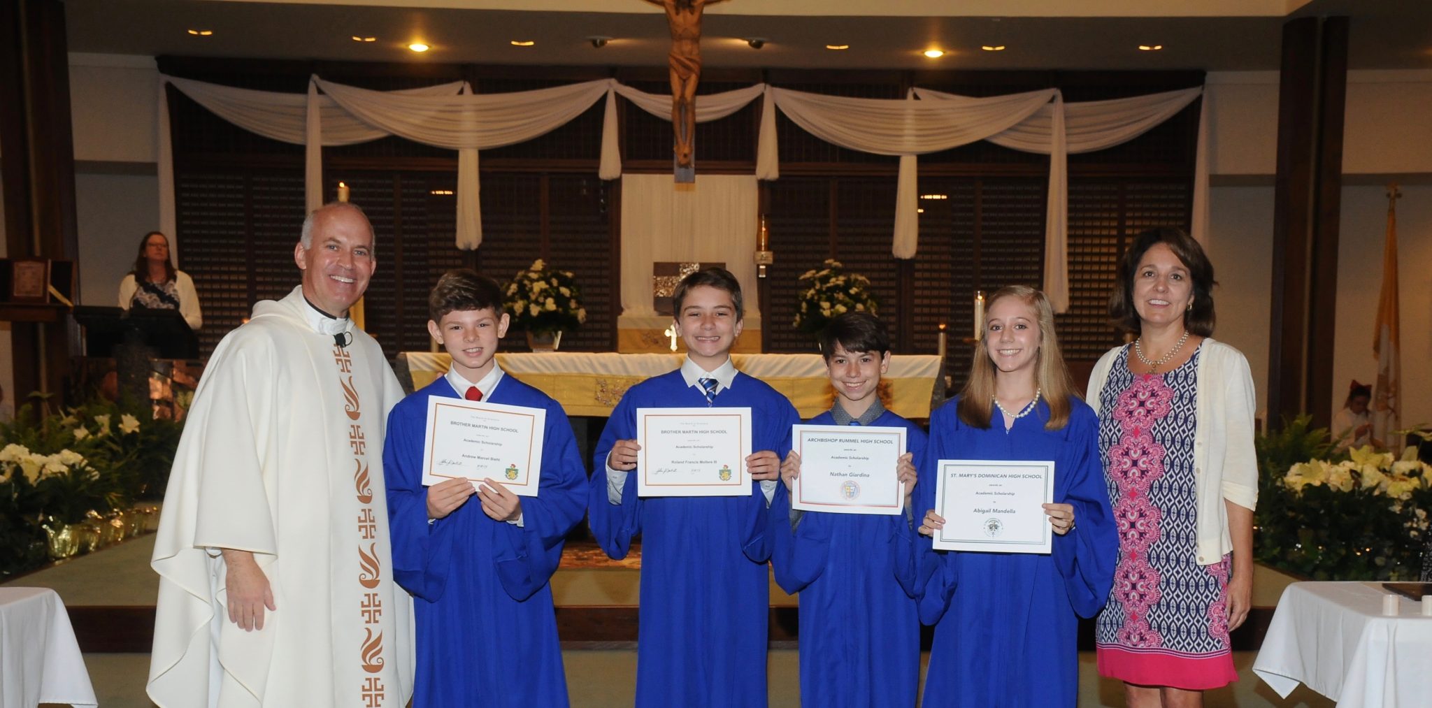 Outstanding High School Scholarship Awards - St. Angela Merici School
